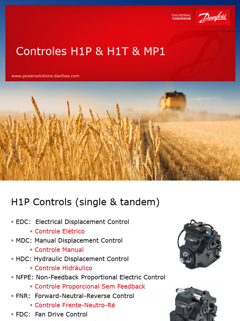 Transmissões Hidrostáticas Fev2024 - Controles H1 e MP1 | PDF ...