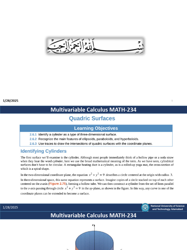 Lec. 3 | PDF | Ellipse | Multivariable Calculus