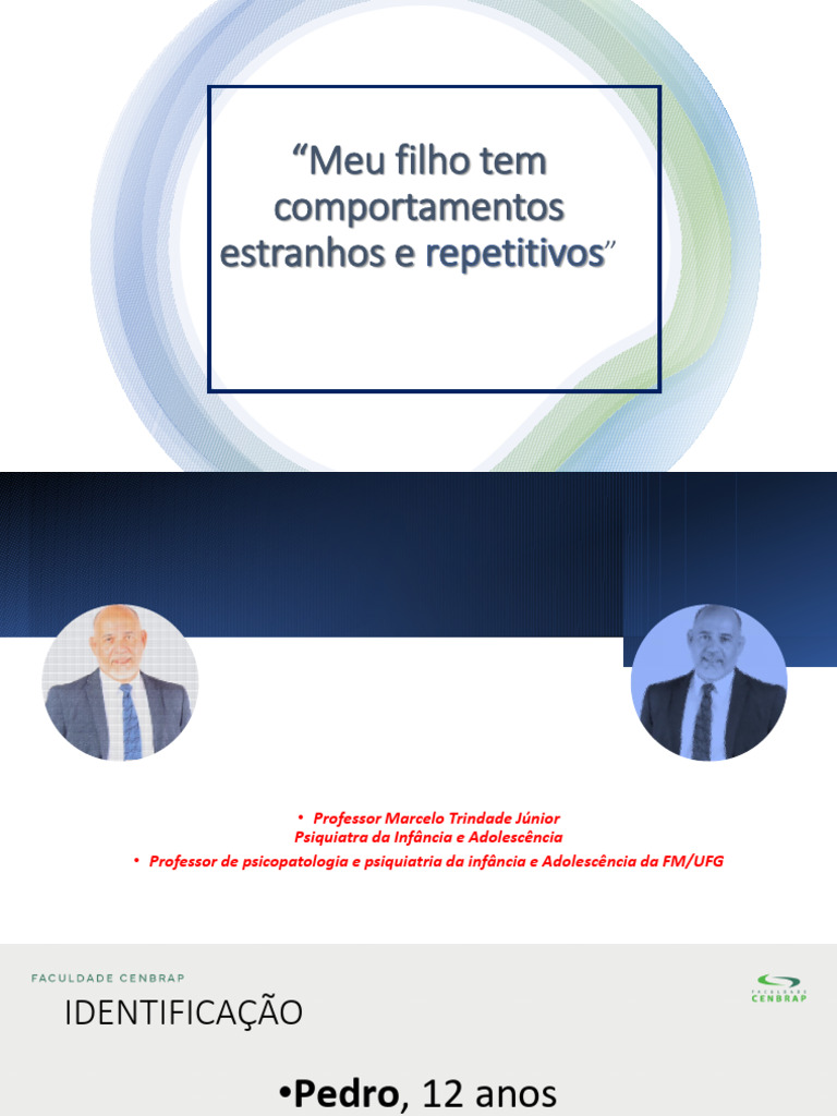 CASO CLINICO TOC | PDF | Transtorno obsessivo compulsivo (TOC) | Autismo