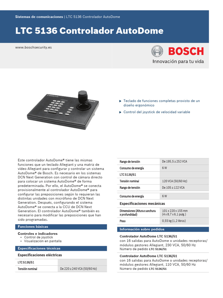 Data Sheet Joystick | PDF