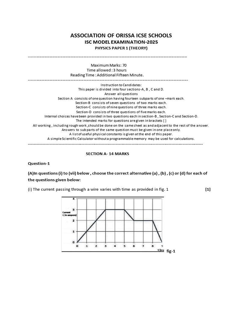 ISC PHYSICS | PDF | Semiconductors | Electrical Resistivity And ...