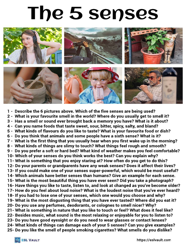 Exploring the Five Senses Activities | PDF