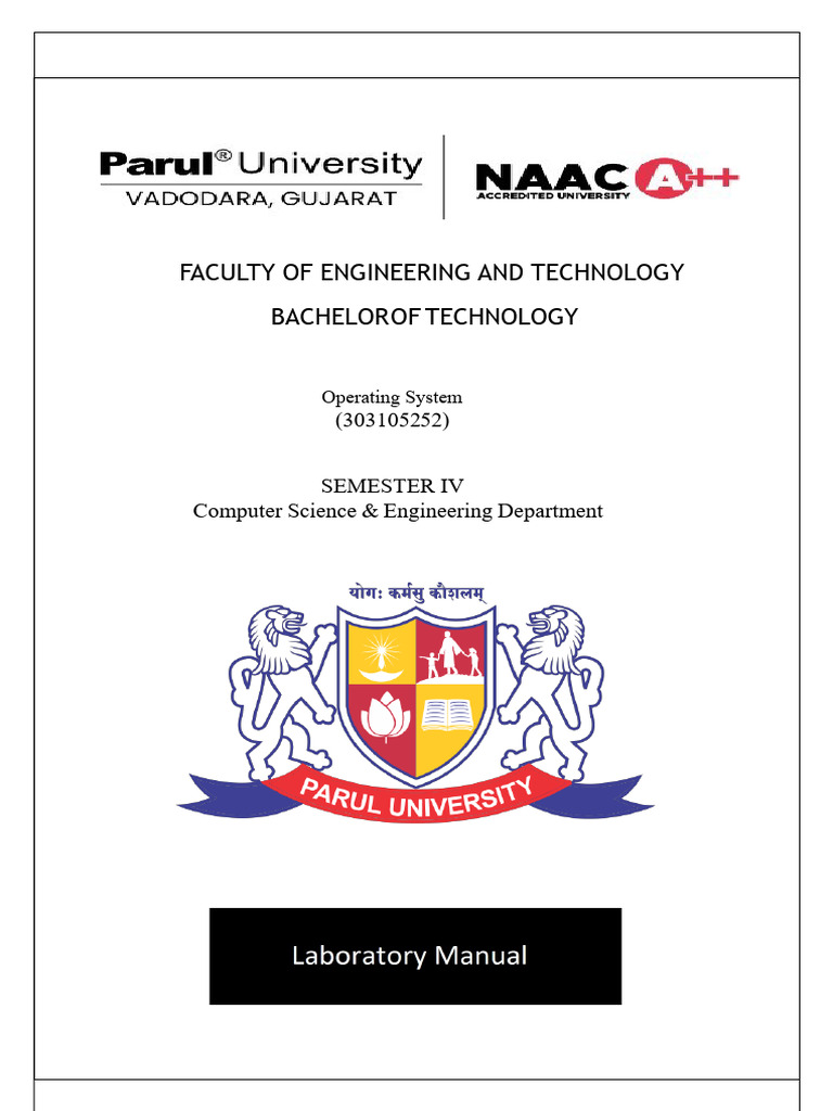 B.Tech CSE OS Lab Guide | PDF | Command Line Interface | Shell (Computing)