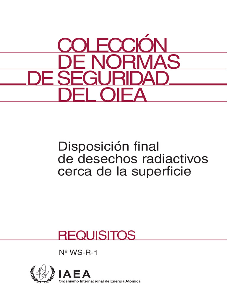 WSR 1 | PDF | Agencia Internacional de Energía Atómica | Residuos