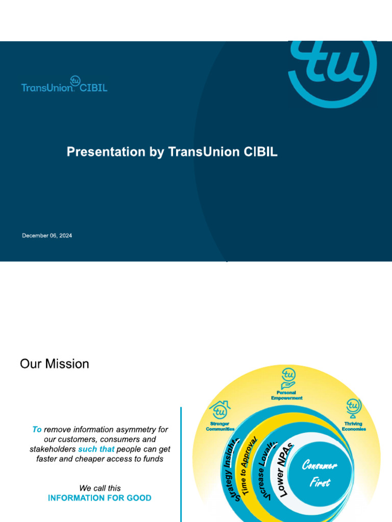 TU CIBIL PPT Chennai | PDF