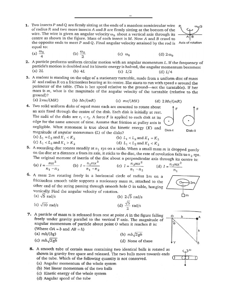 Advanced Angular Momentum Concepts | PDF