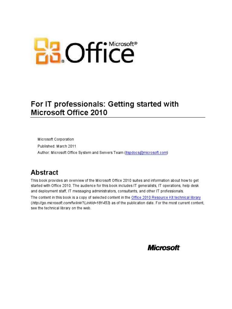 Office 2010 Modul | PDF | Microsoft Office 2010 | Microsoft Outlook