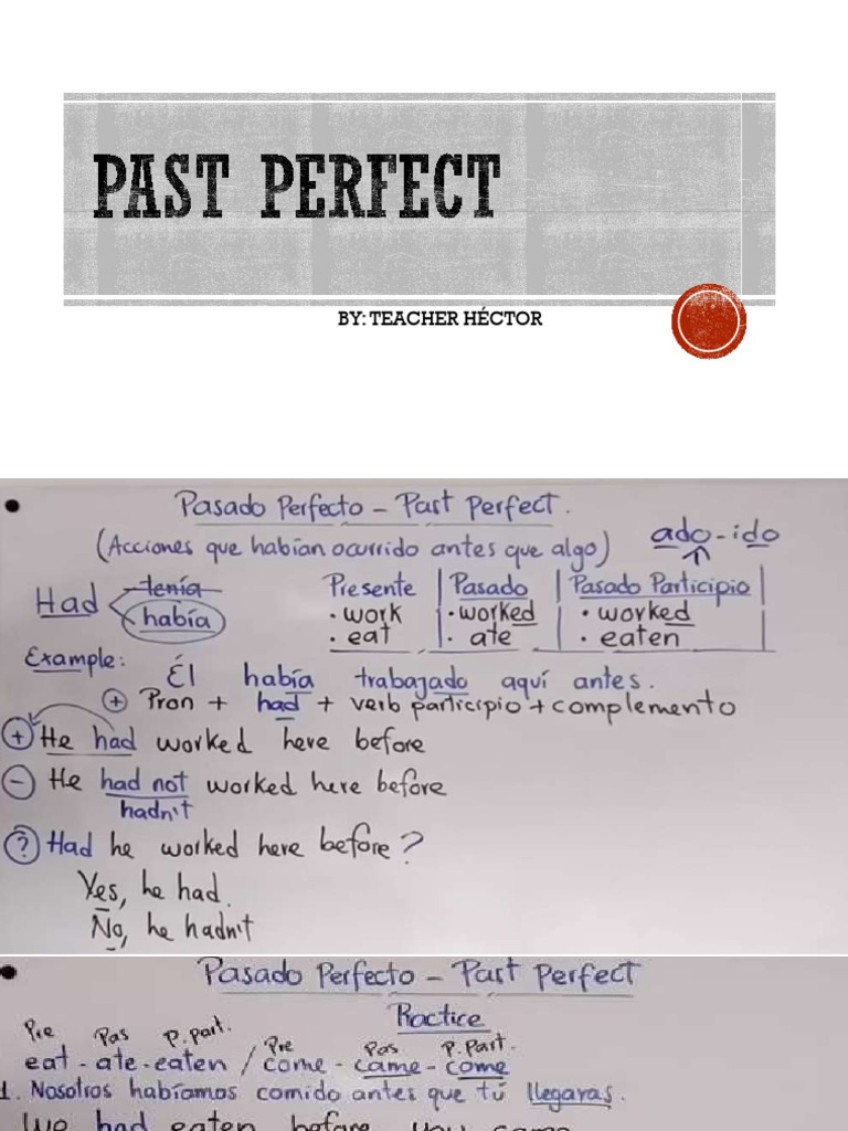 6 Past Perfect | PDF