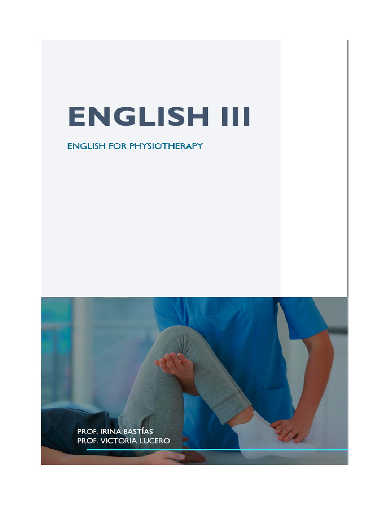 English III Physiotherapy Booklet 2024 (Full) | PDF | Physical Therapy ...