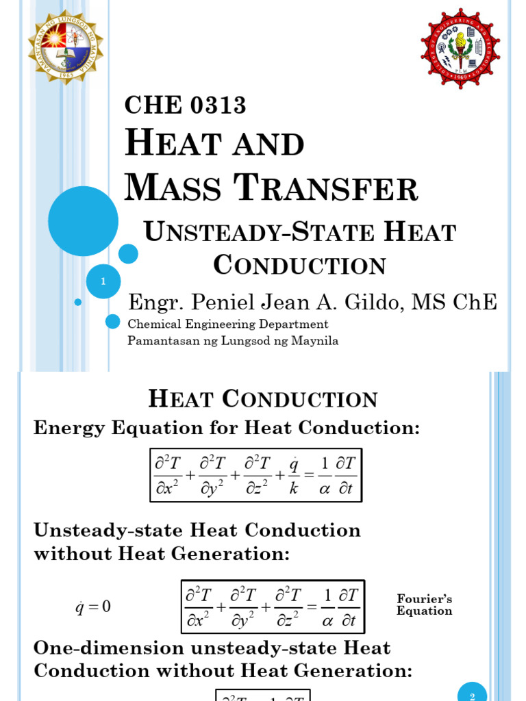 10-Unsteady-State-Heat-Conduction | PDF | Thermal Conduction | Heat ...