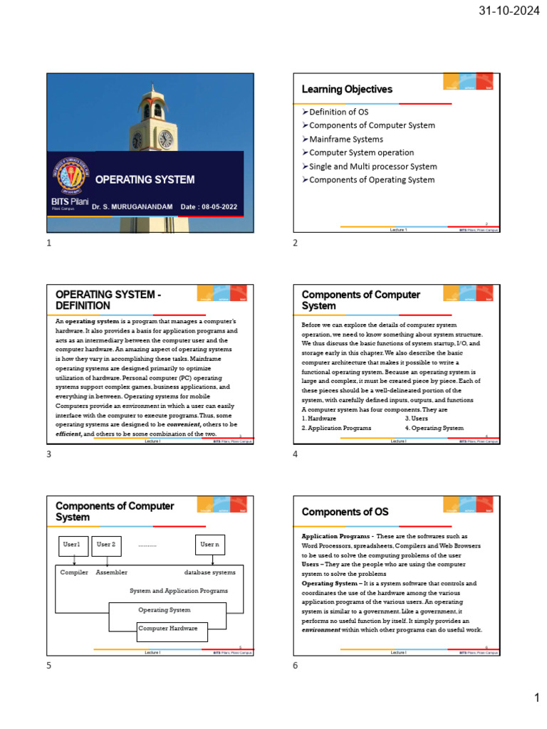 Operating Systems | PDF | Computer Data Storage | Operating System