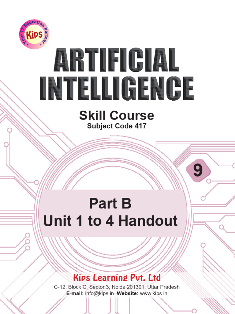AI_Book_9 Handout for Website Upload | PDF | Artificial Intelligence | Intelligence (AI) & Semantics