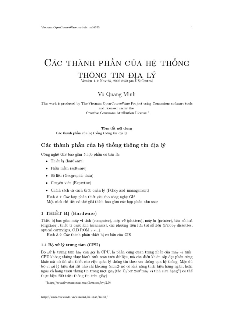 (123doc) - Cac-Thanh-Phan-Cua-He-Thong-Thong-Tin-Dia-Ly | PDF