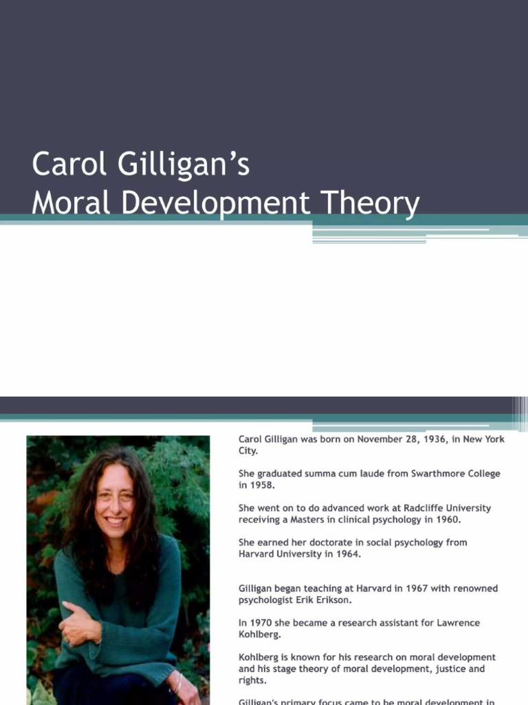 Carol Gilligan's Moral Development Theory | PDF