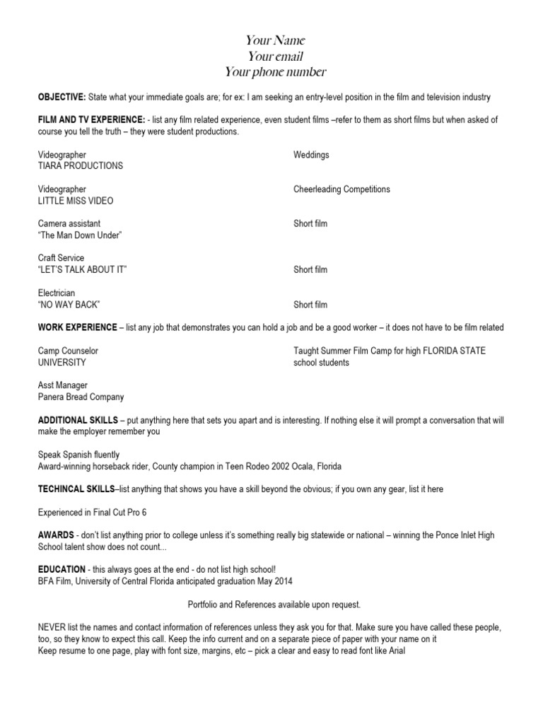 sample-resume-2013 | PDF