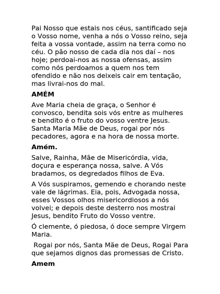 Prece de Caritas Simplificada | PDF