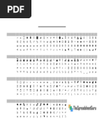 Icon Font Cheat Sheet | PDF