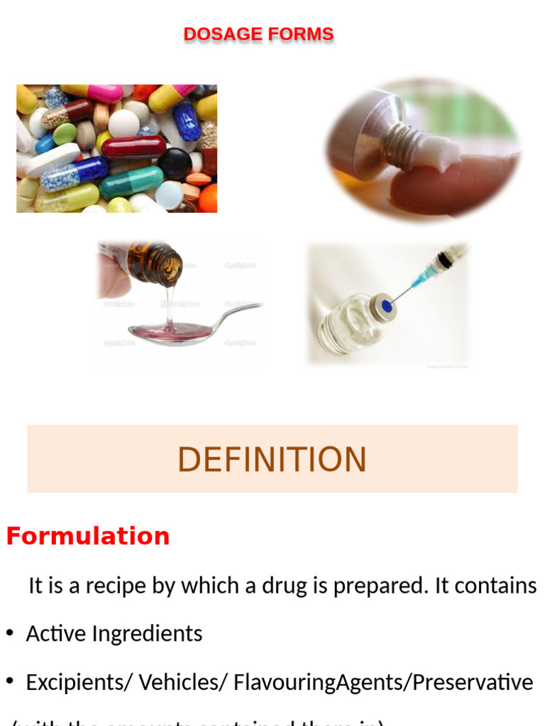 Overview of Dosage Forms in Pharmacy | PDF | Tablet (Pharmacy ...