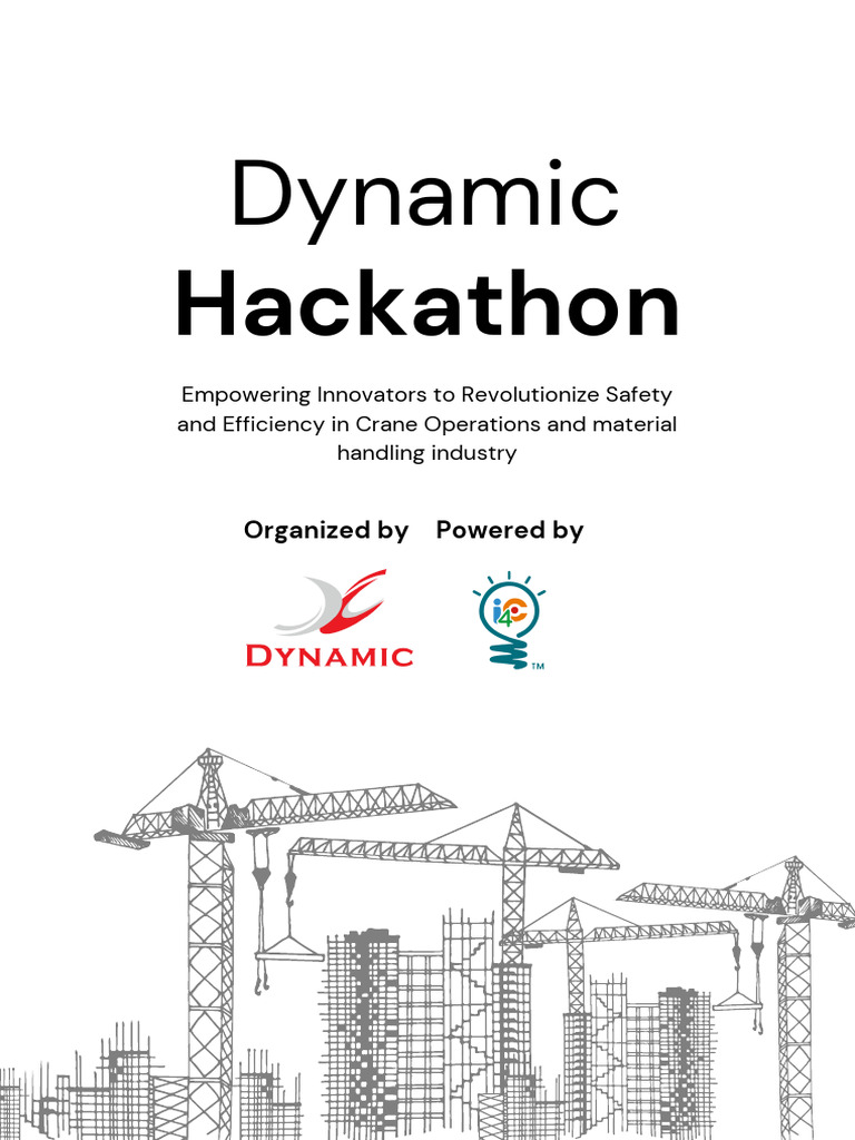 Dynamic Hackathon Brochure PDF | PDF | Crane (Machine) | Automation