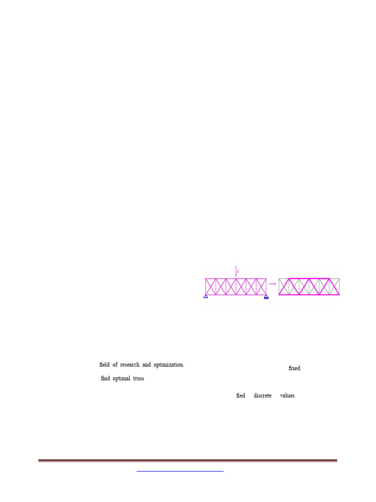Parametric Studies of Standard 2-D Roof Truss Configuration | PDF | Truss | Mathematical ...