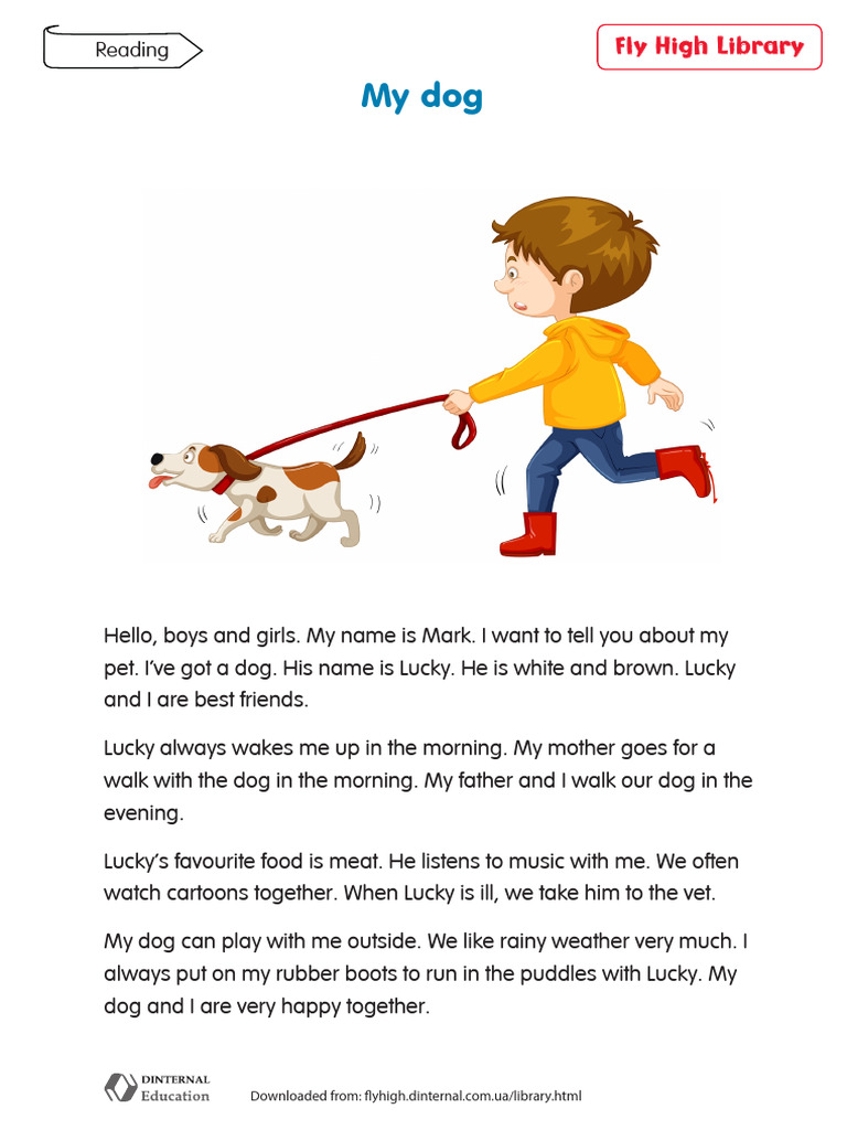 My Dog Lucky: A Best Friend's Story | PDF