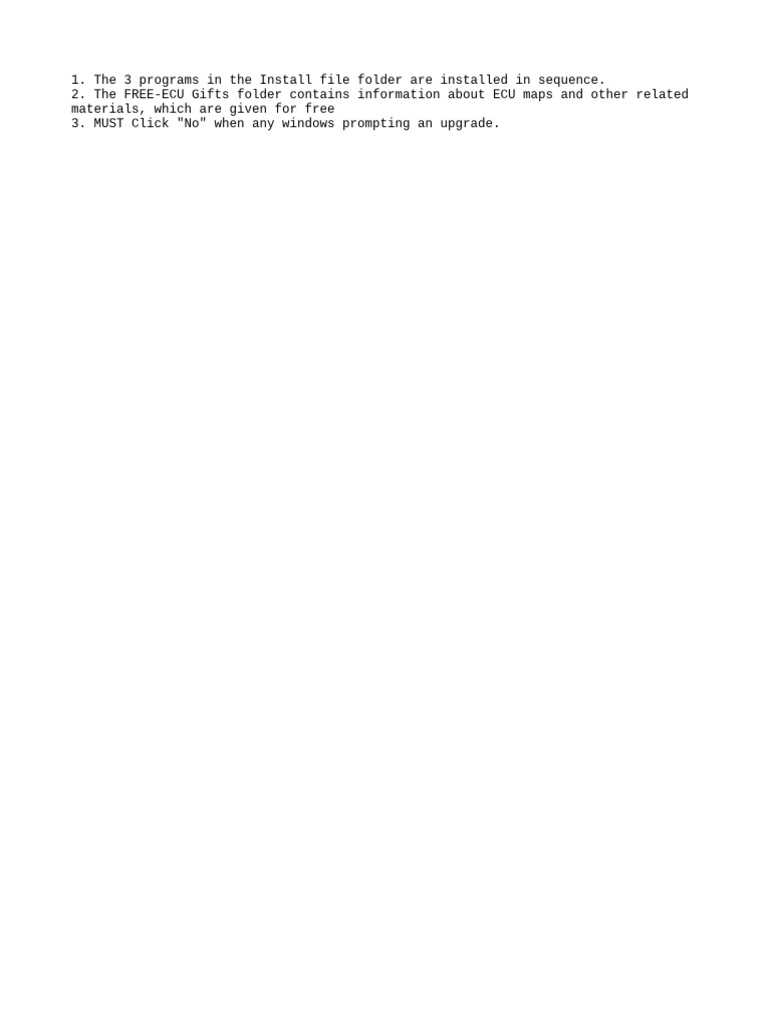 Read Me!!! First | PDF