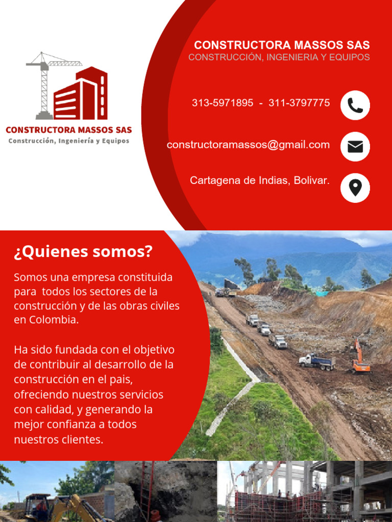 Brochure Constructora Massos Sas | PDF