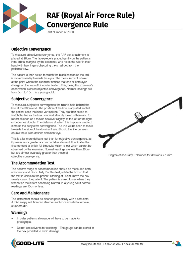 Eye Convergence Testing Guide | PDF | Vision | Senses