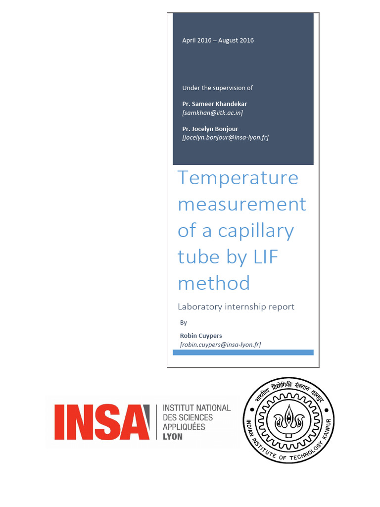 Rapport Final Rob | PDF | Liquids | Applied And Interdisciplinary Physics