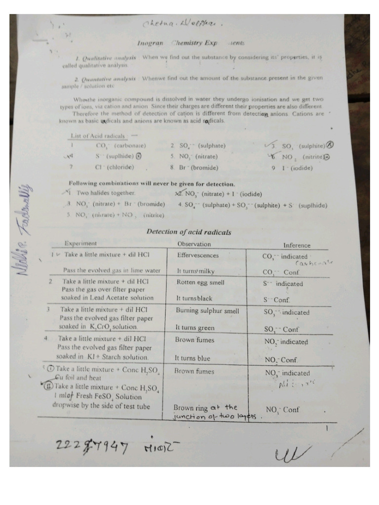 Radicals Detection | PDF