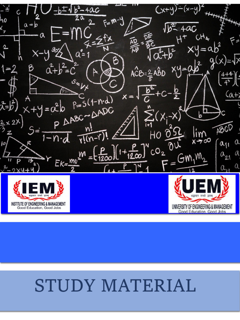 Mathematics-II - BSCM203 - Study Material-2 | PDF | Integral | Linear Map