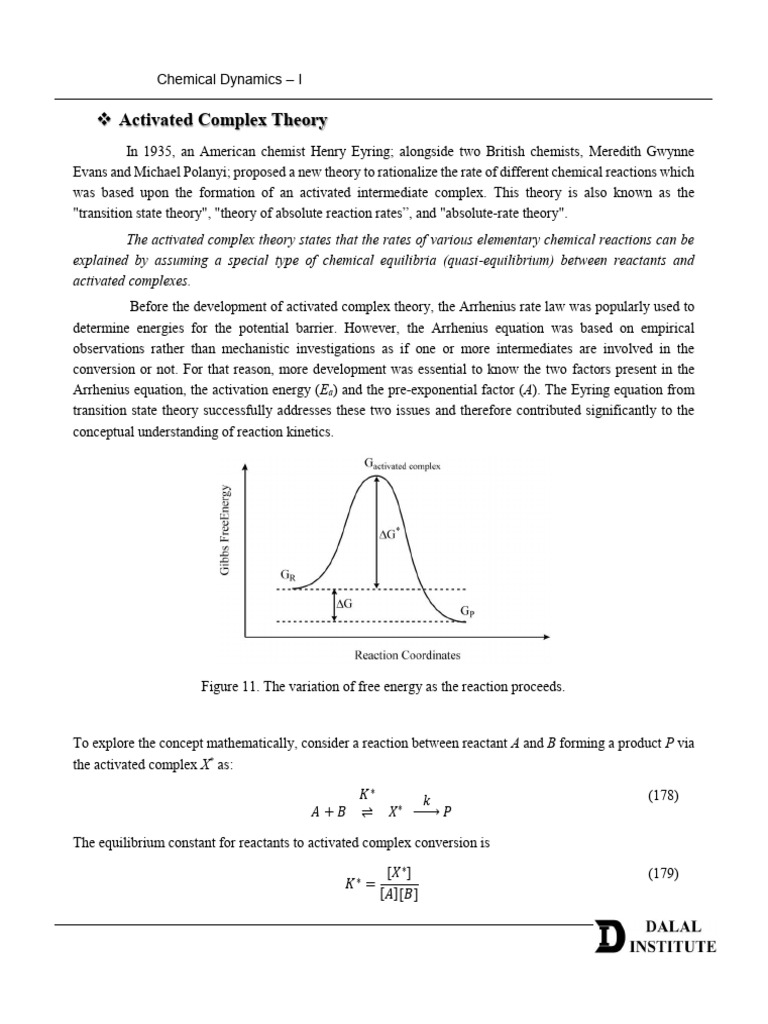 ATOPCV1-3-6-Activated-Complex-Theory | PDF | Gibbs Free Energy ...