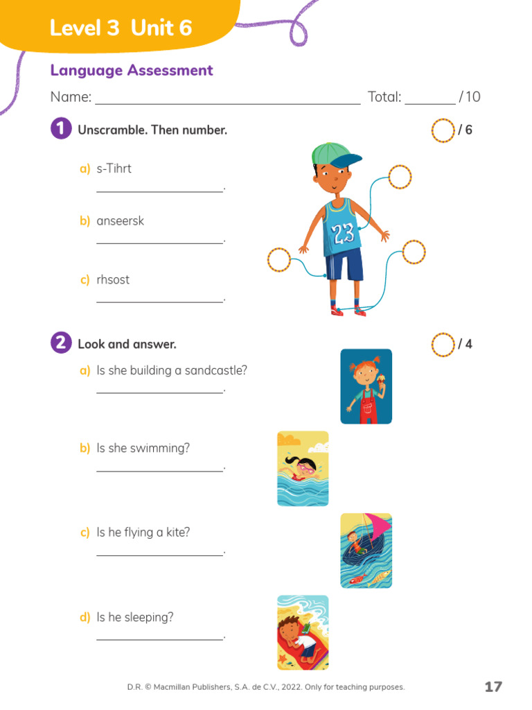 4to Cuestionario 3t Ingles | PDF