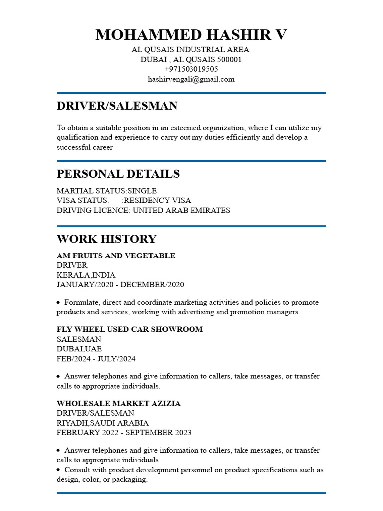 Resume2 | PDF