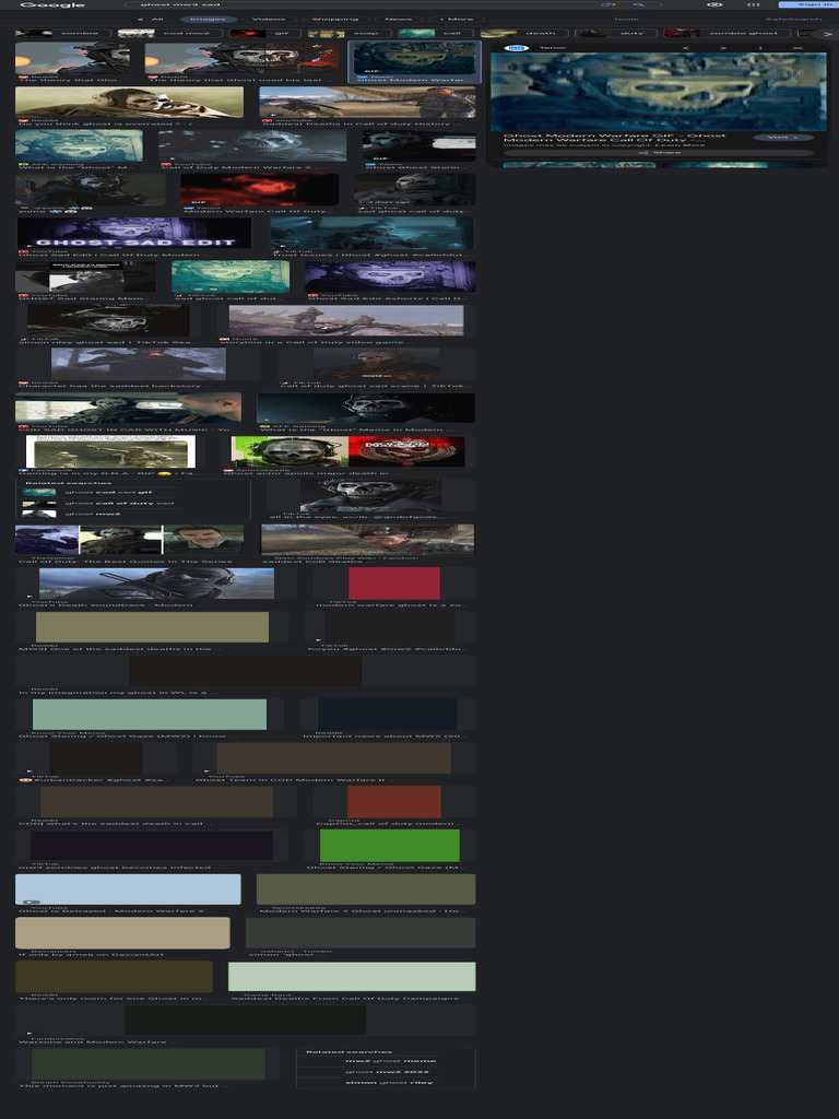 ghost mw3 sad - Google Search | PDF