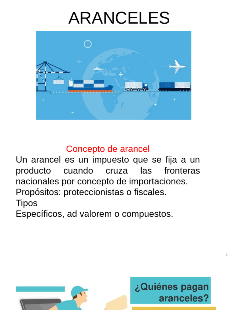 Tipos de Aranceles y su Impacto | PDF | Arancel | Economias