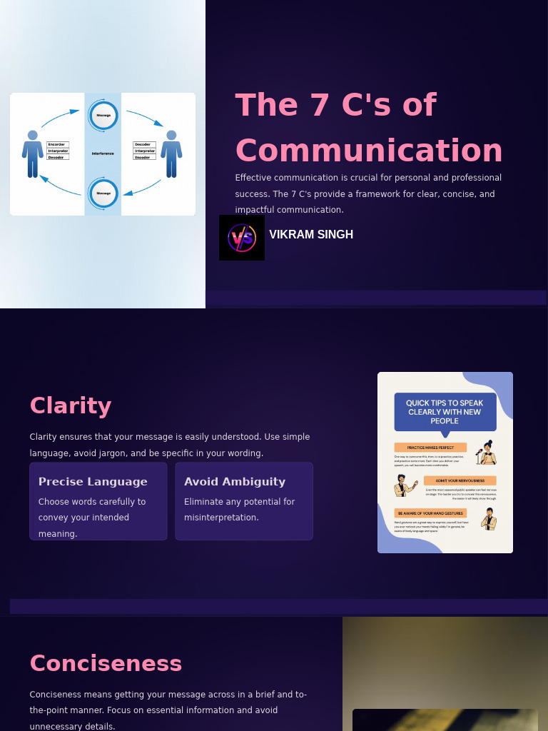 The 7 C's of Communication | PDF | Communication | Information