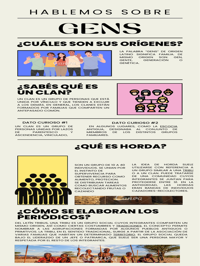 Infografía de Periódico Moderno Ordenado Colorido | PDF