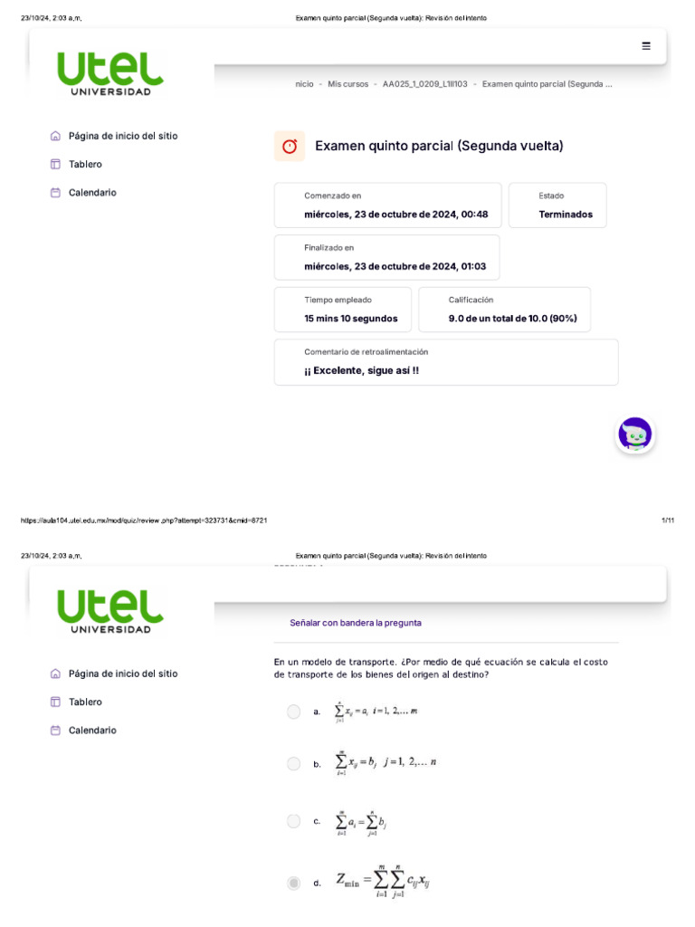 Sem 5 Exm 2 Vuelta Investigacion de Operaciones | PDF