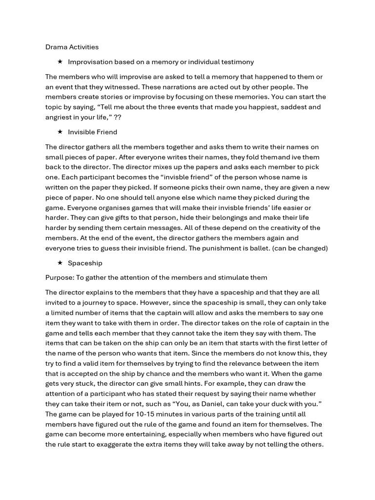 DR Activities | PDF