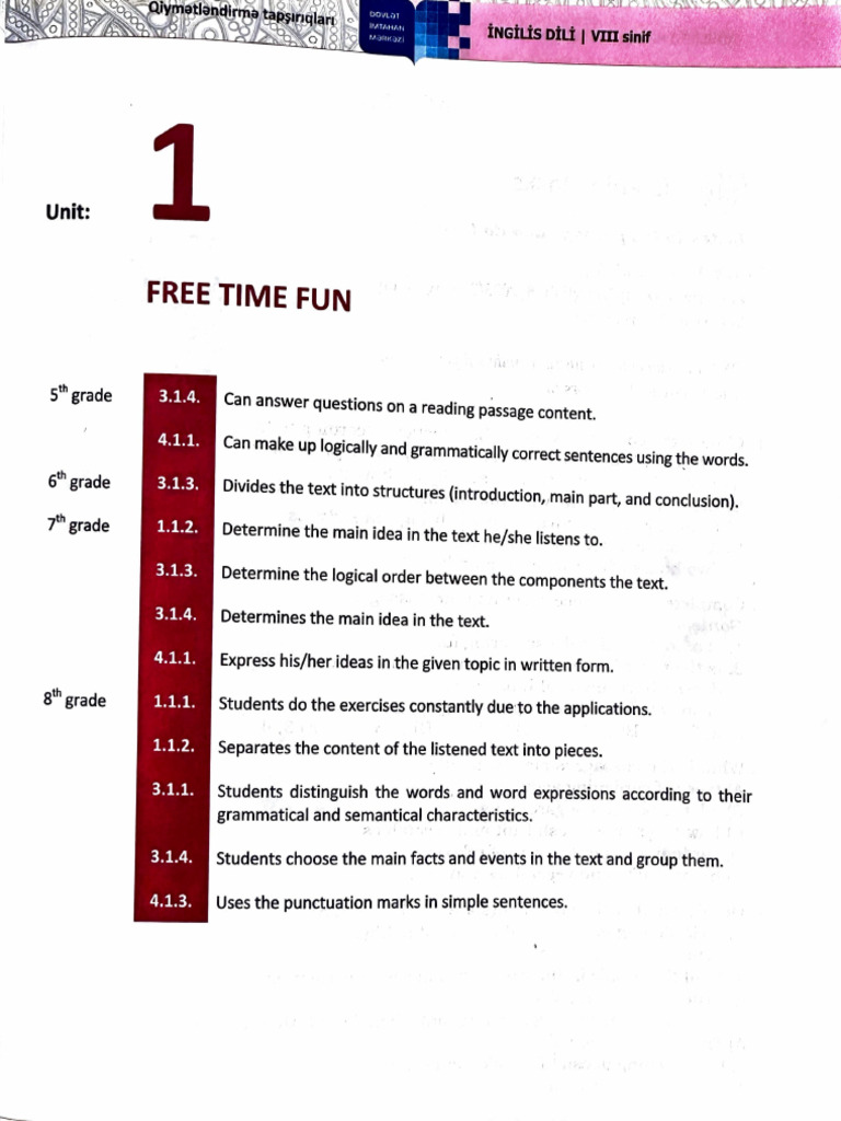 Grade 6 Dim Unit 1-2 | PDF