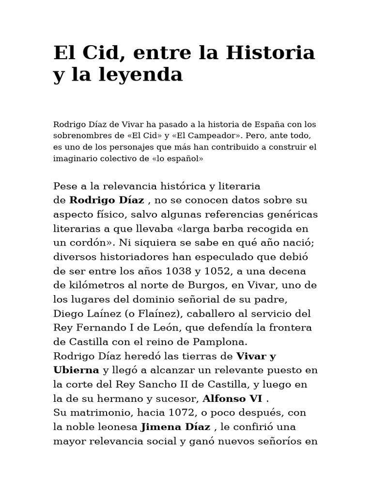 El Cid | PDF