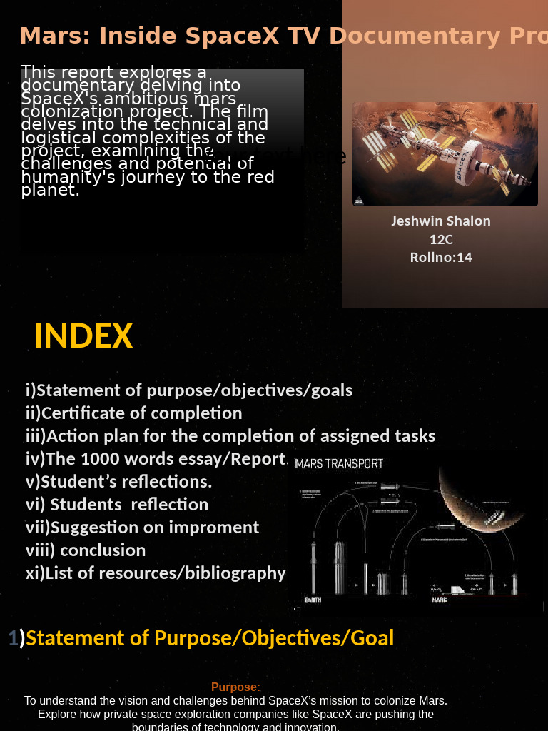 Mars Colonization: SpaceX's Vision | PDF | Space Colonization | Space X