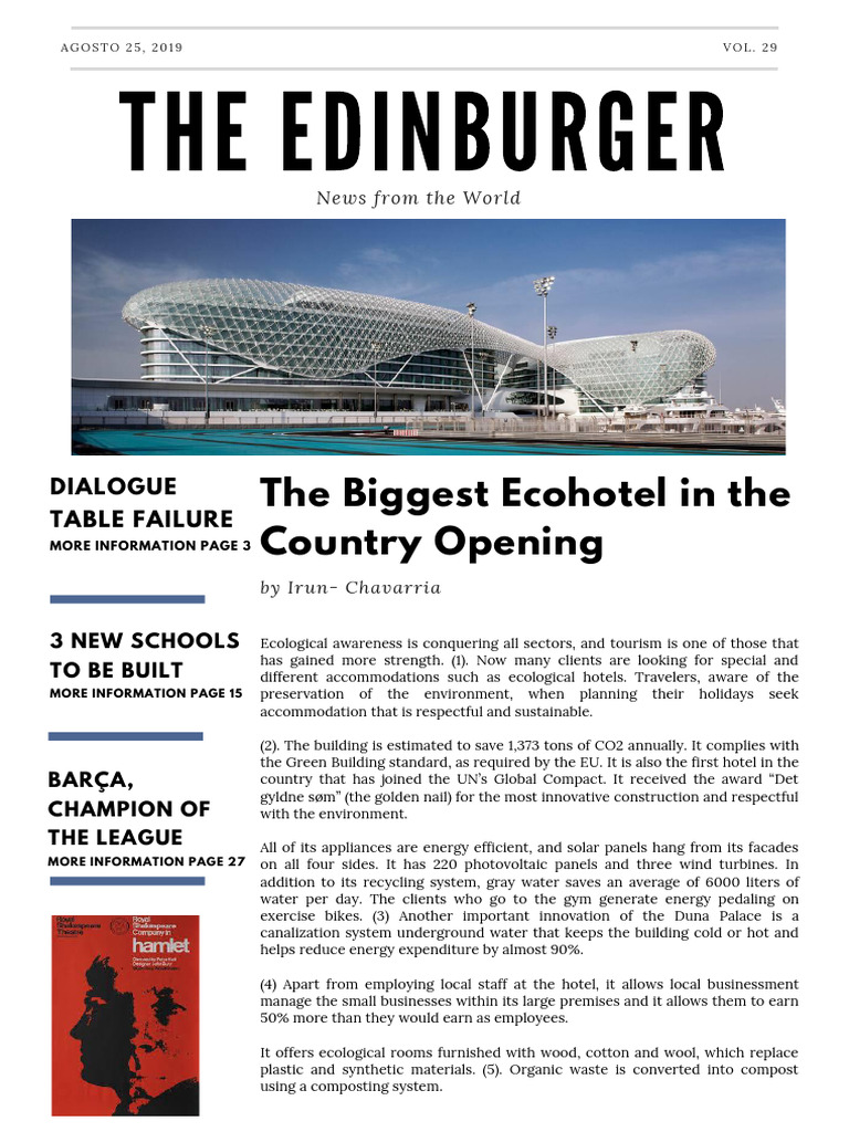 The Edinburger | PDF | Environmental Technology | Renewable Energy