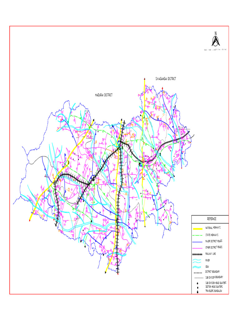 Virudhunagar Division Jurisdiction Map | PDF
