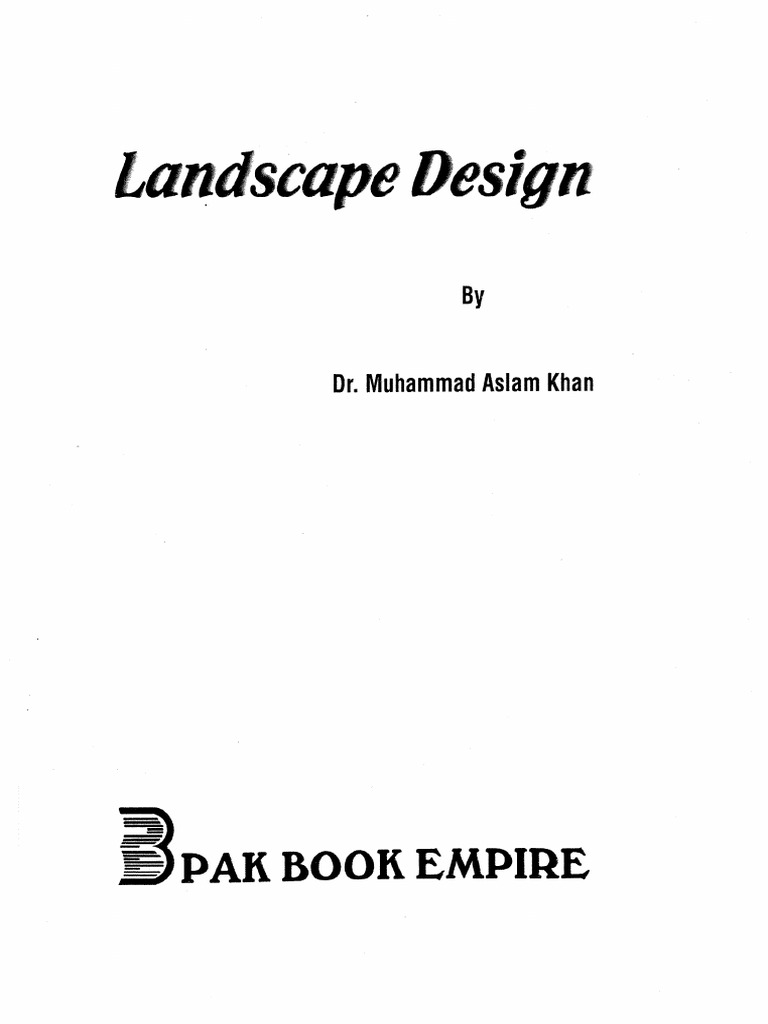 Landscape Design | PDF