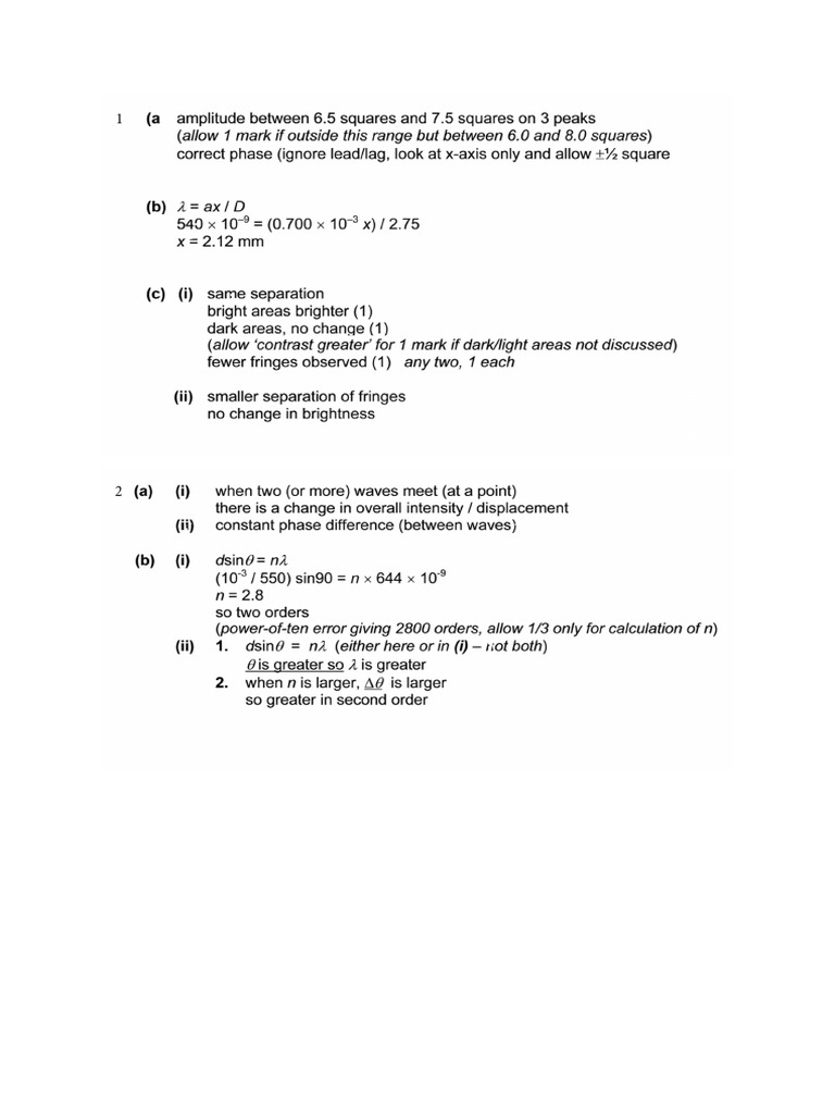 MS - Diffraction and Interference - 3 | PDF
