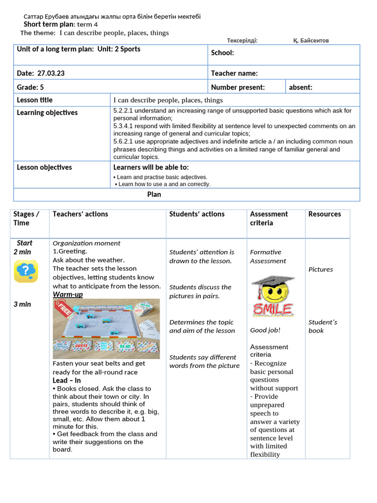 Eng Plus Gr 5 Term 4 LP Salikha-2 | PDF | Curriculum | Learning