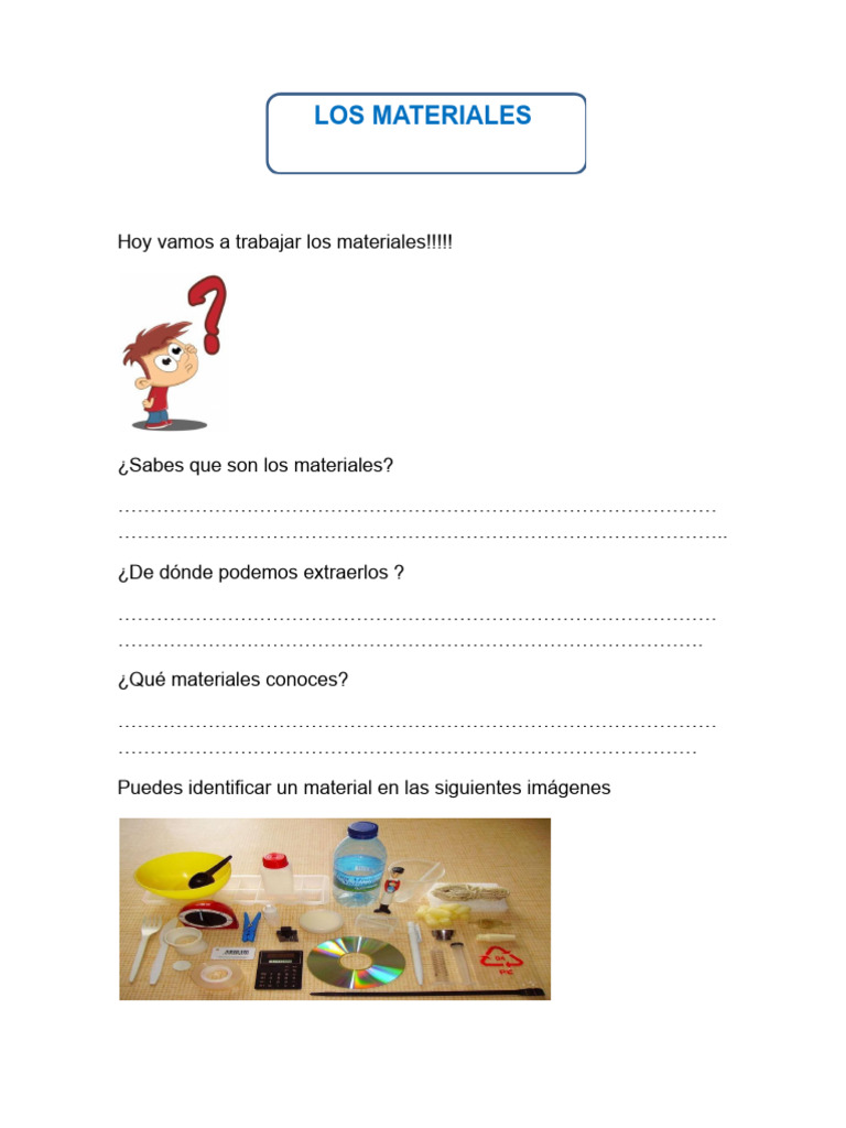 Los Materiales 7° Grado | PDF | El plastico | Compuesto inorgánico