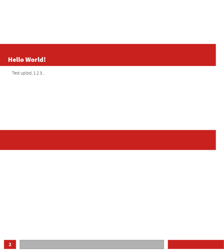 Test Hello World 123 | PDF